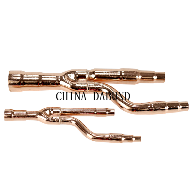 Copper branch joint Y in air conditioning system - Dabund Pipe