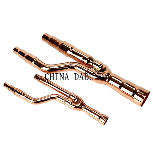 Copper branch joint Y in air conditioning system - Dabund Pipe